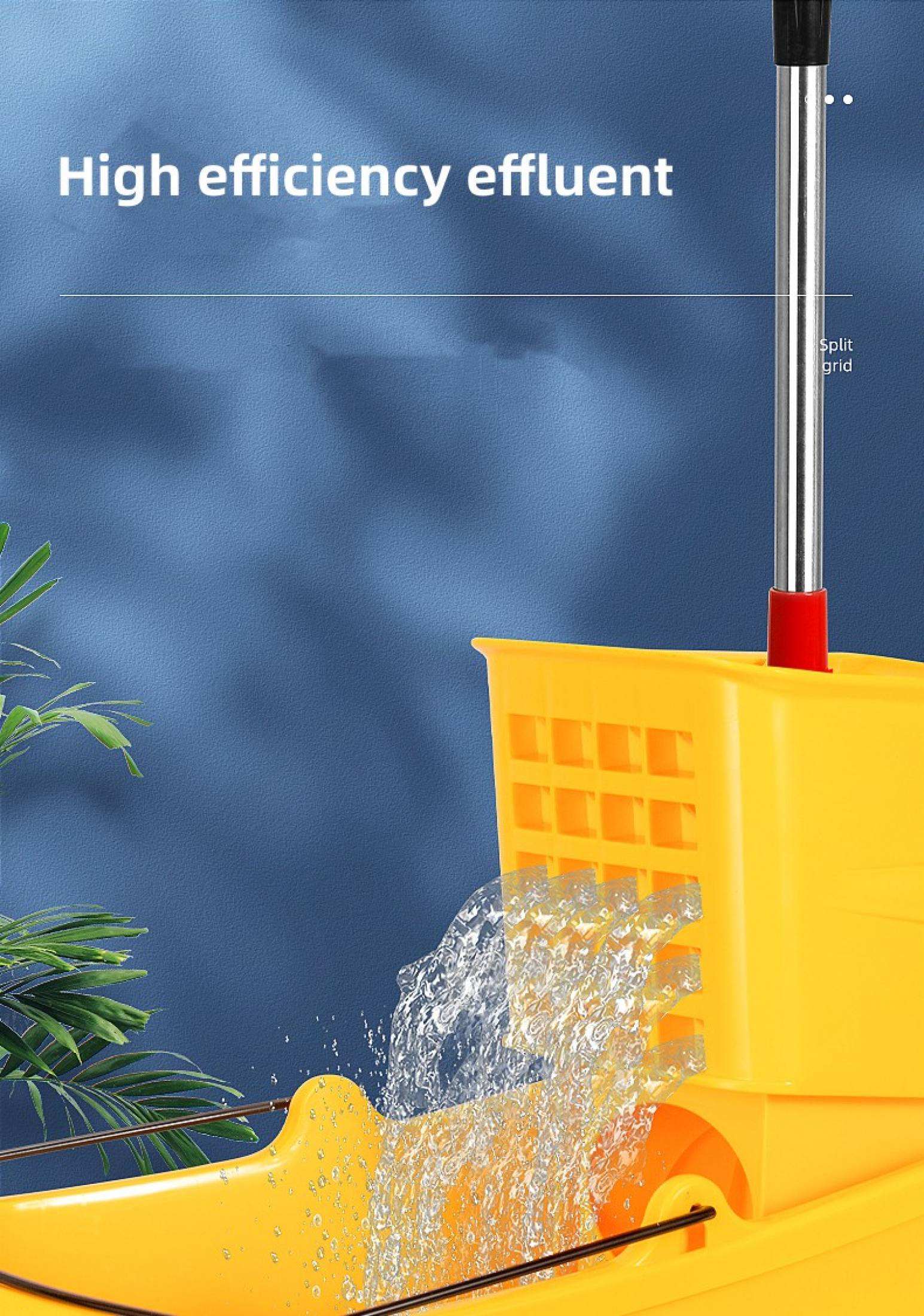 20L 36L Mop Bucket Squeezer Floor Mop Heavy Duty Thickened Cleaning ...