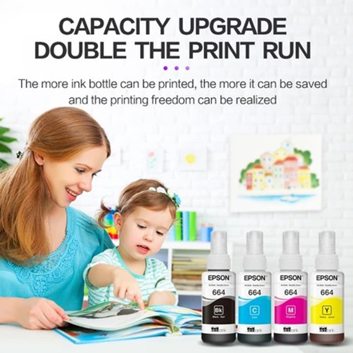 Epson 664 inks 100% Original for L110 L120 L220 L350 L360 L405 L565 ...