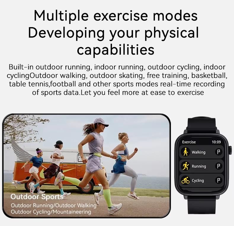 X12 Smart watch Men Women IP67 Waterproof Bluetooth SportsWatch 1.83 ...