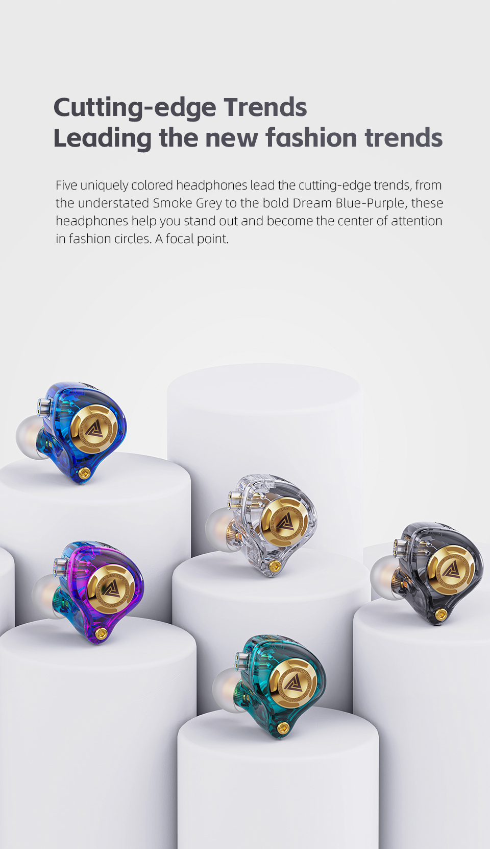 QKZ Ak6 Lucky HiFi Dynamic Driver Earphone with Three Mode Switch for ...