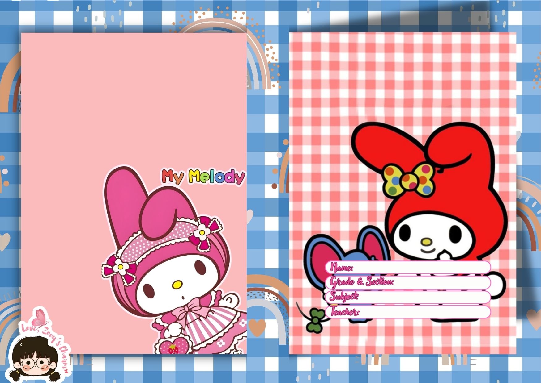 MY MELODY NOTEBOOK STAPLED WRITING AND COMPOSITION | Shopee Philippines