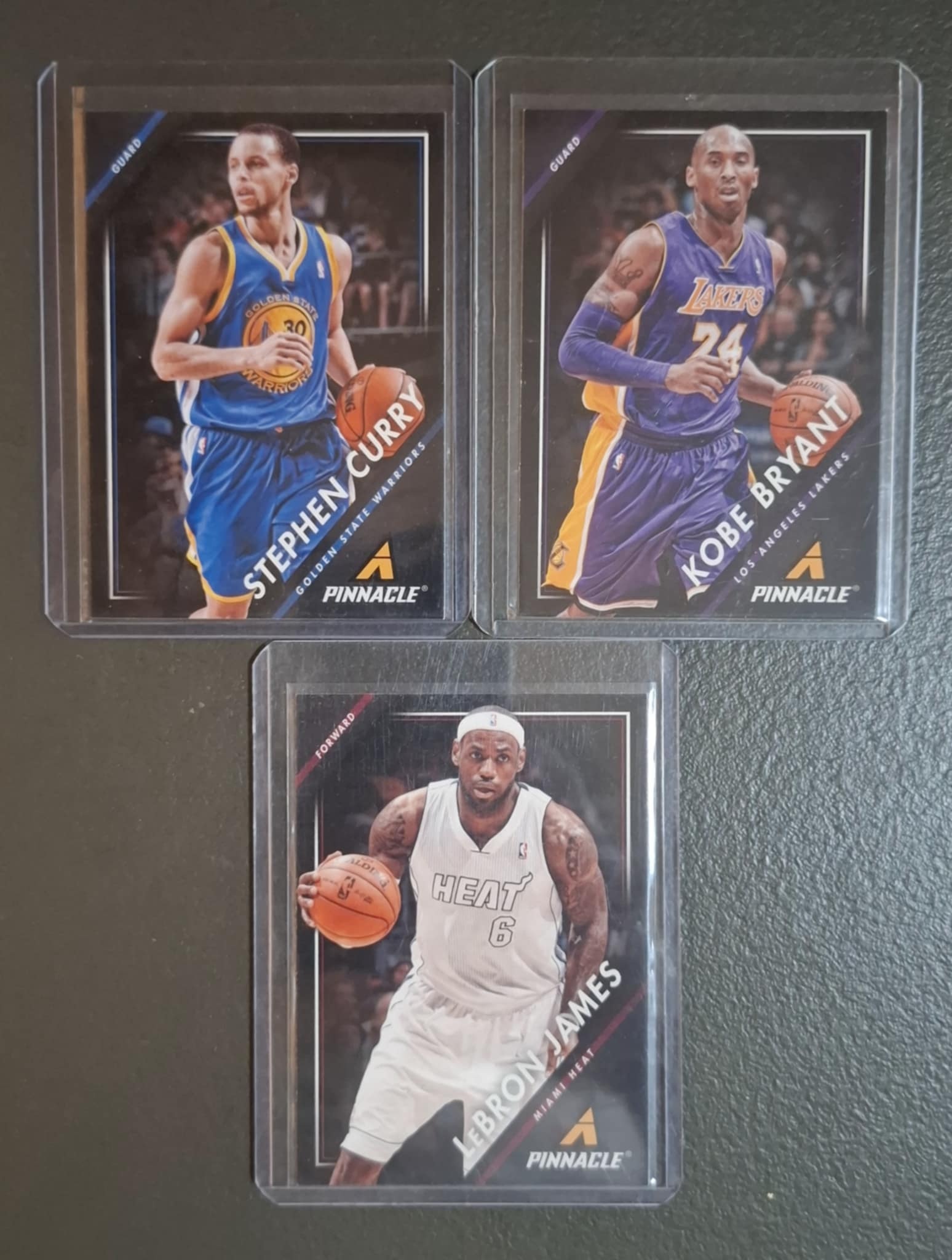 Basketball cards in 3 sets - Stephen Curry, Kobe Bryant, and Lebron ...