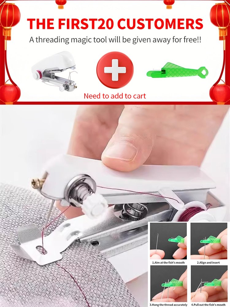 Mini Portable Sewing Machine Multi-functional Manual Sewing Machine ...