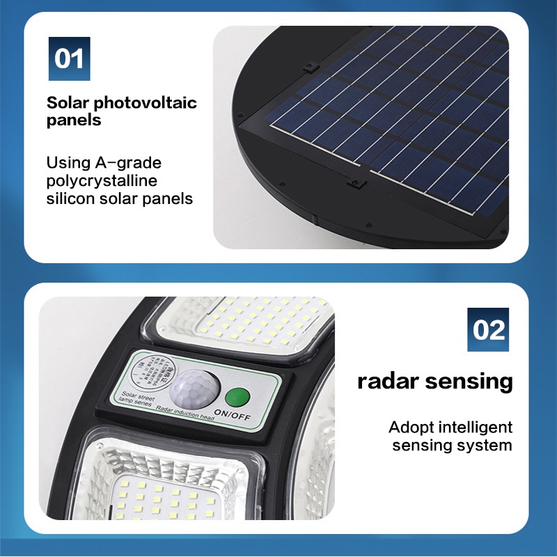 OOKAS UFO Solar Light Outdoor Waterproof Street Light Garden Lights Led ...