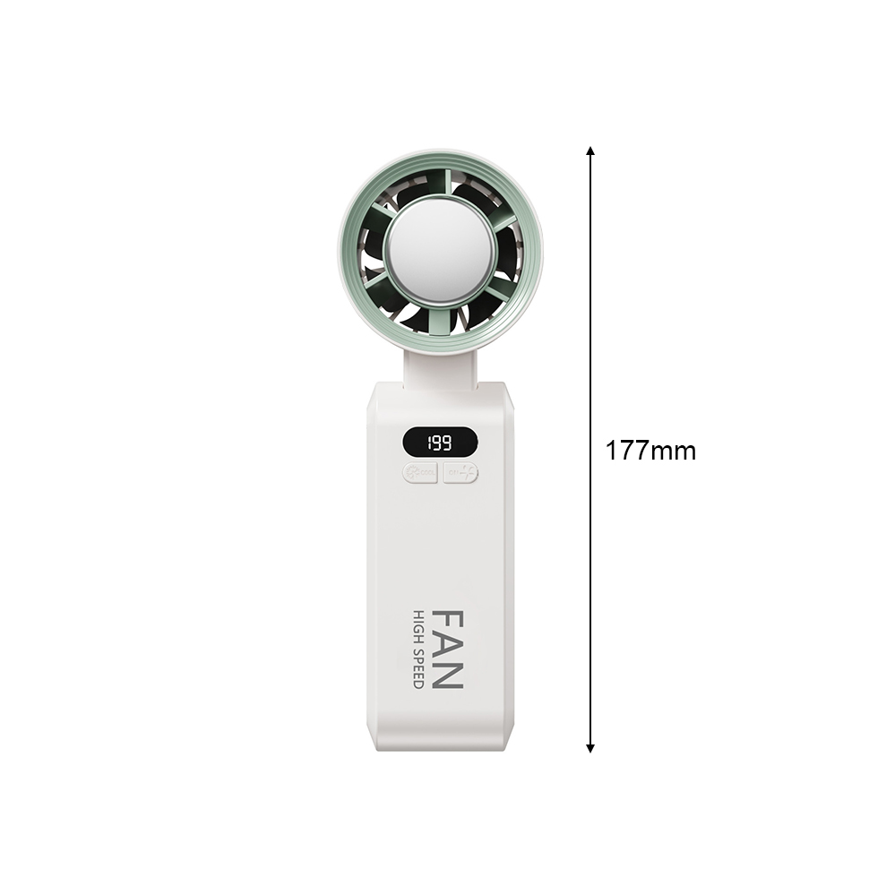 Cooling Fans Handheld High Speed Fan Adjustable Charging Strong Wind ...