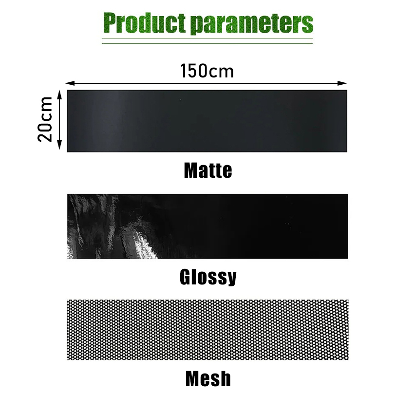 Car Windshield Sunshade Perforated Vinyl Stickers Sheet Auto Window ...
