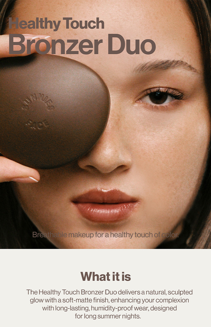 Sunnies Face Healthy Touch Bronzer Duo [Two-Tone Powder Bronzer ...