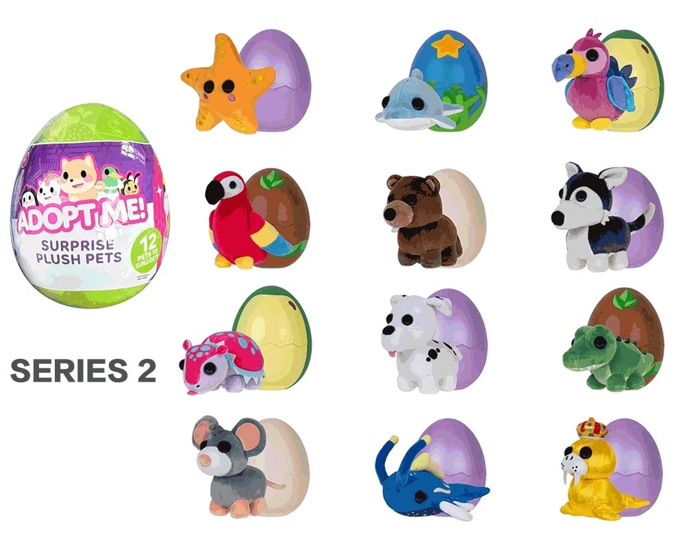 Adopt Me Mystery Pet Plush Doll Blind Box Toy with Random Cute Animals ...