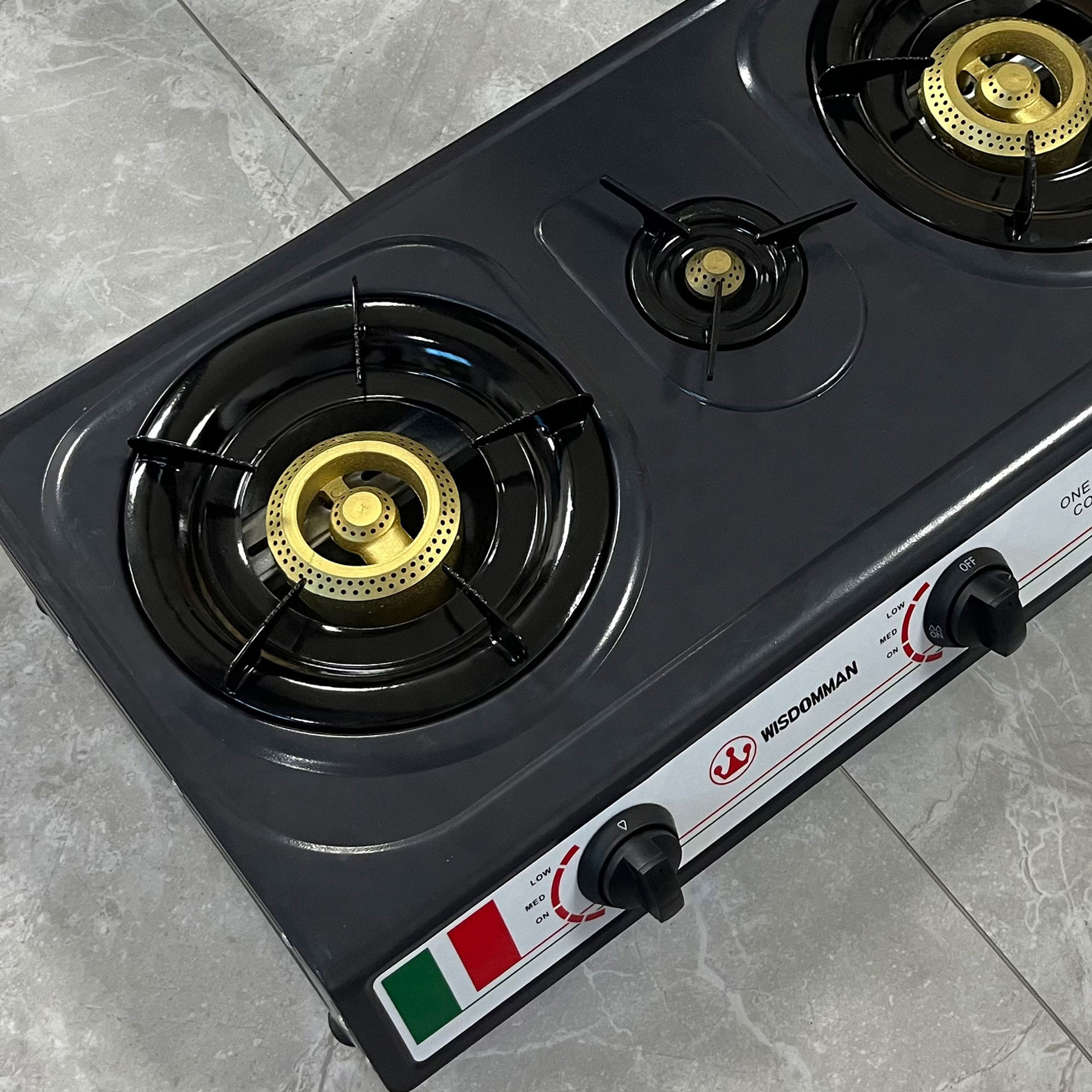 WISDOMMAN family gas stove double burner Space-Efficient Gas Stove 3 ...