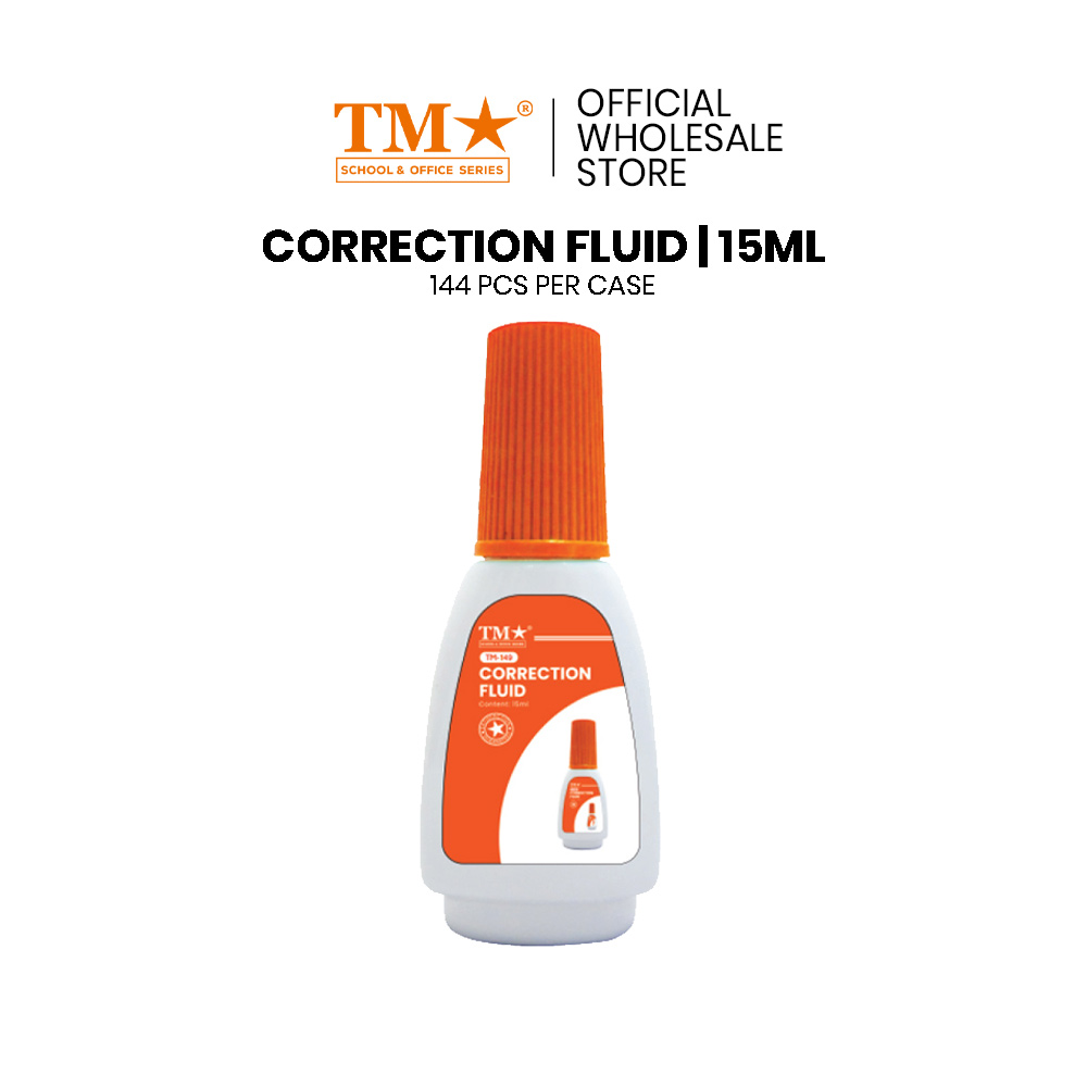 TM 144 pcs Correction Fluid 15 ml (TM-149) | Shopee Philippines