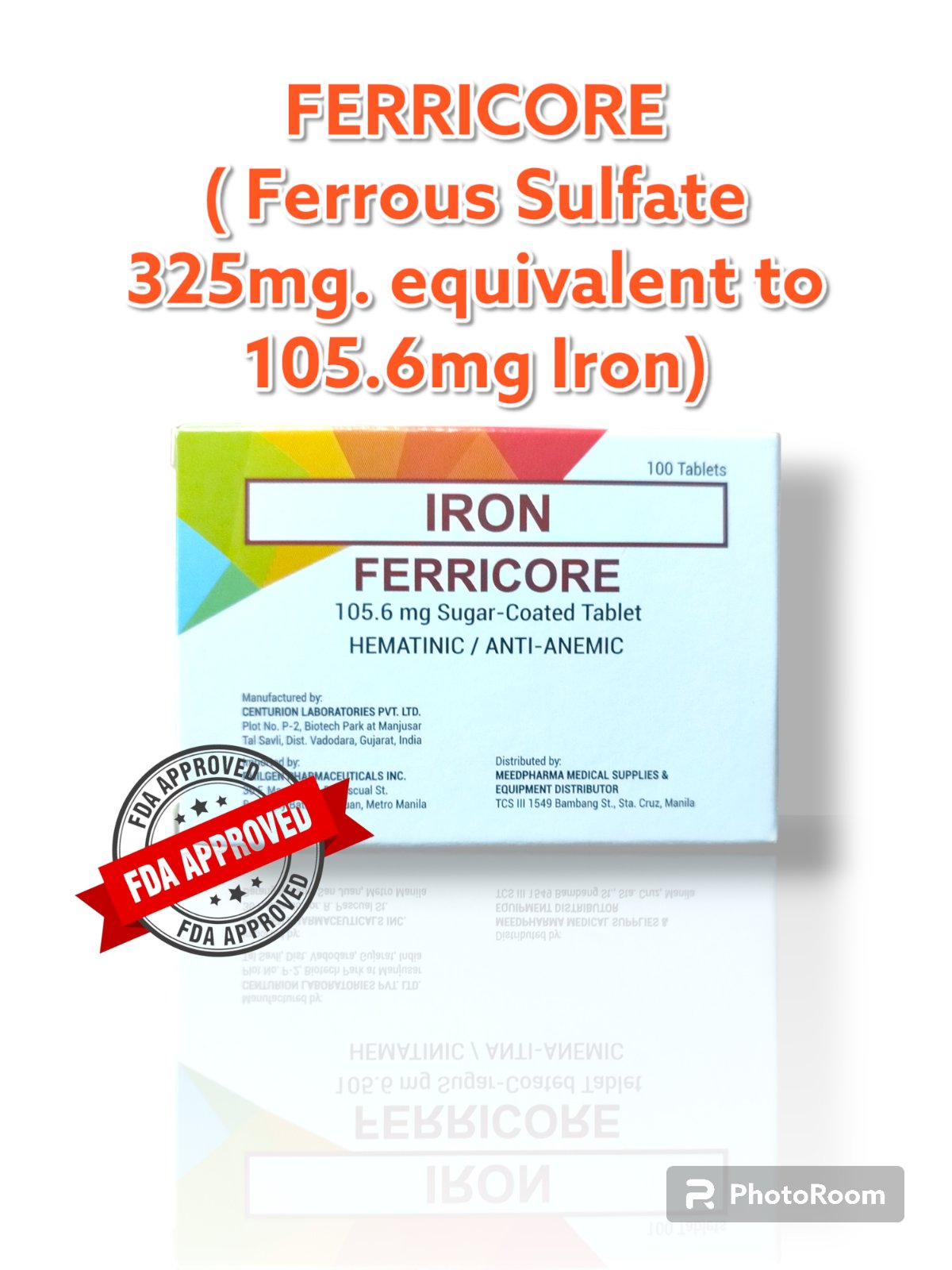 FERRICORE Ferrous Sulfate 325mg Tablet 100's/box | Shopee Philippines