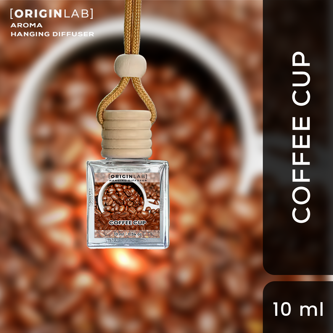 ORIGINLAB COFFEE CUP Hanging Diffuser - Car Freshener - Air Diffuser ...