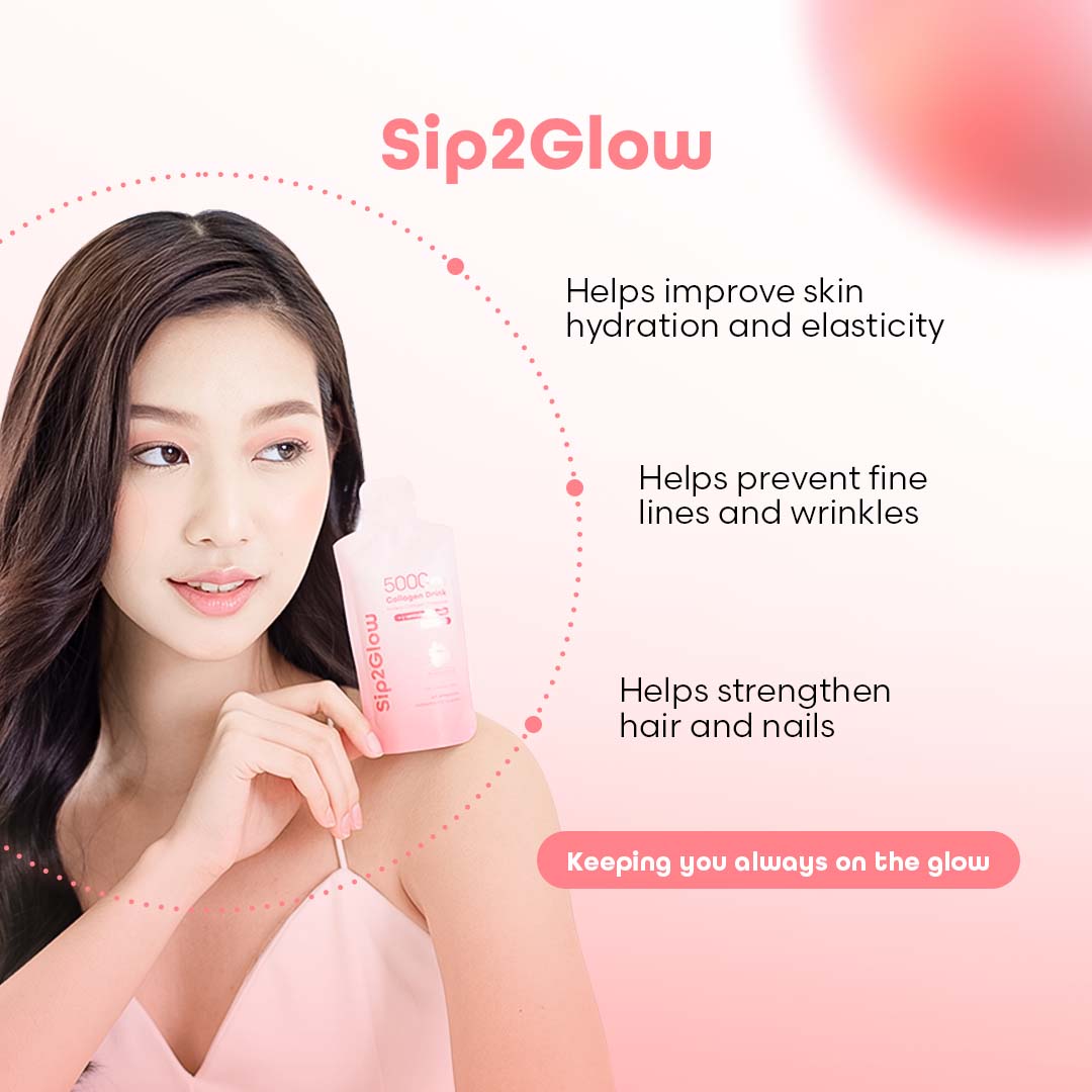 [B9G3]Sip2Glow Collagen Drink With Korean Collagen Tripeptide Salmon ...