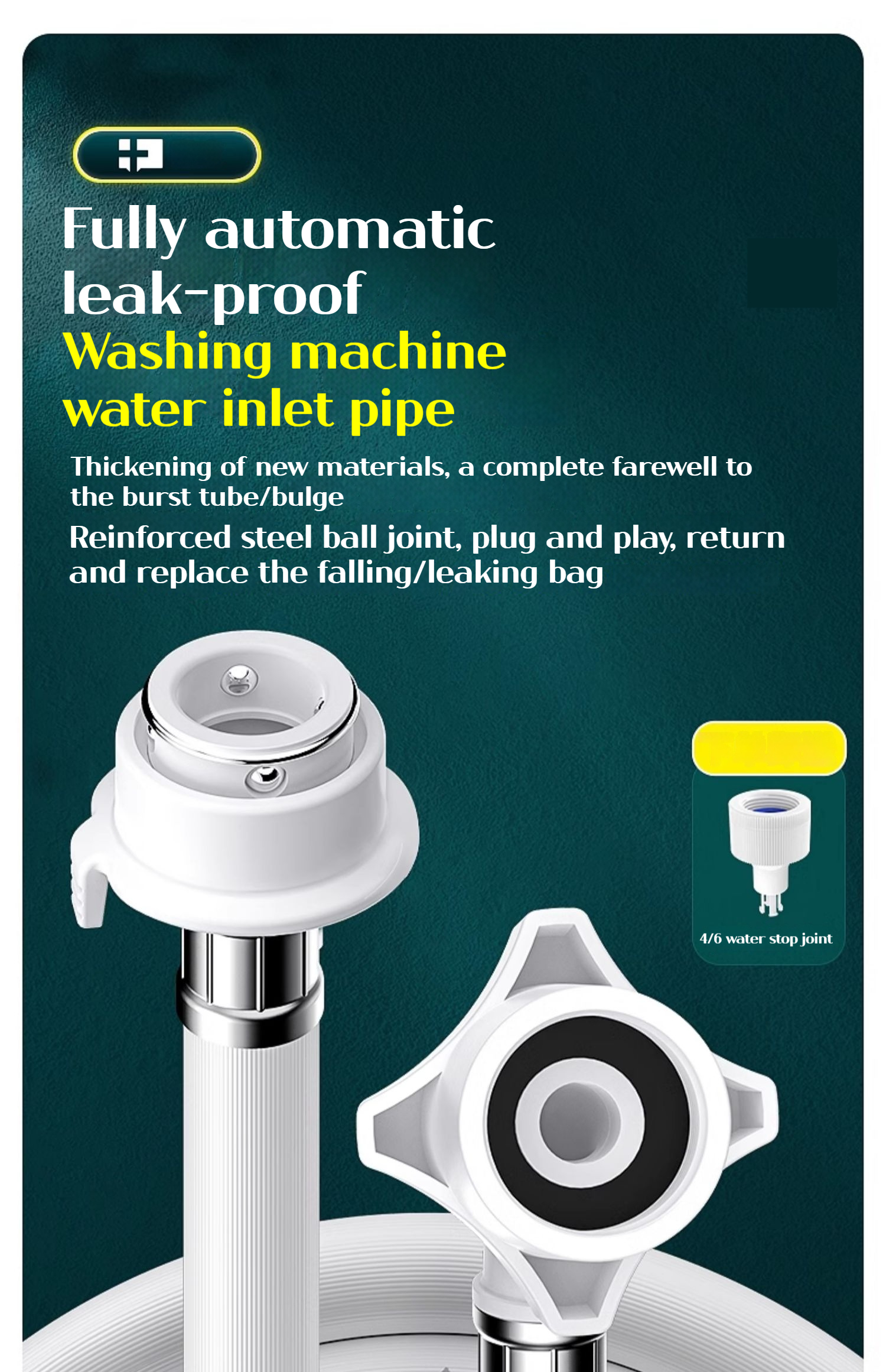 Washing Machine Water Inlet Pipe Automatic Washing Machine Water Inlet ...