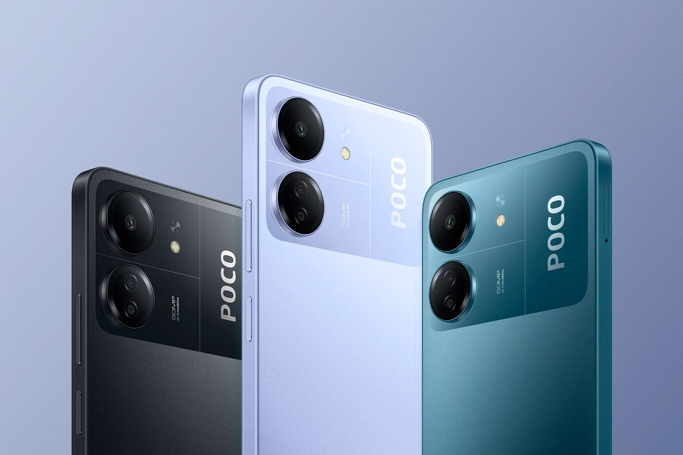 POCO C65 Smartphone 8+256GB 50MP AI Triple Camera Smooth 6.74" 90Hz Display Massive 5000mAh ...