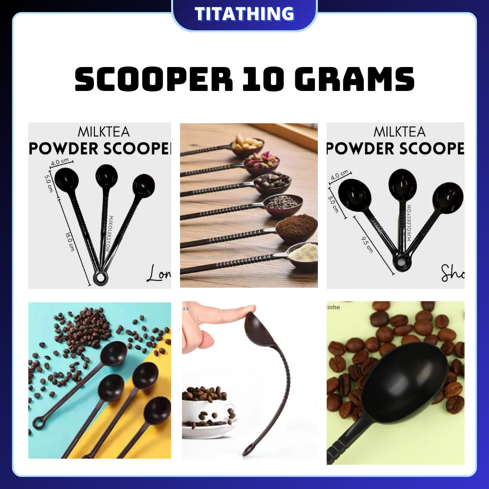 Combo10 Scooper 10g Coffee Measuring Spoon Powder Spoon Plastic Milk ...