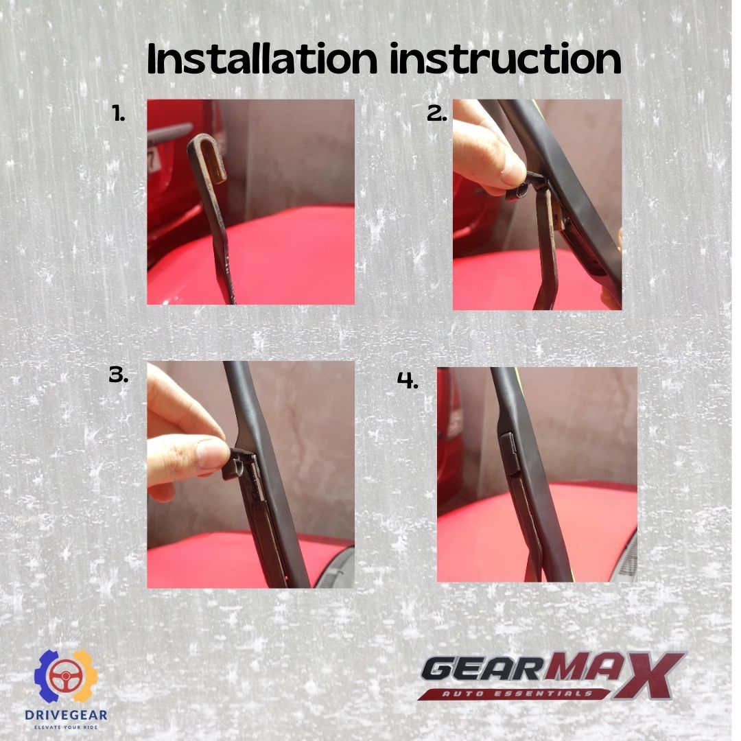 GEARMAX Front Silicone Wiper Blades for Toyota FJ Cruiser (16" + 14 ...