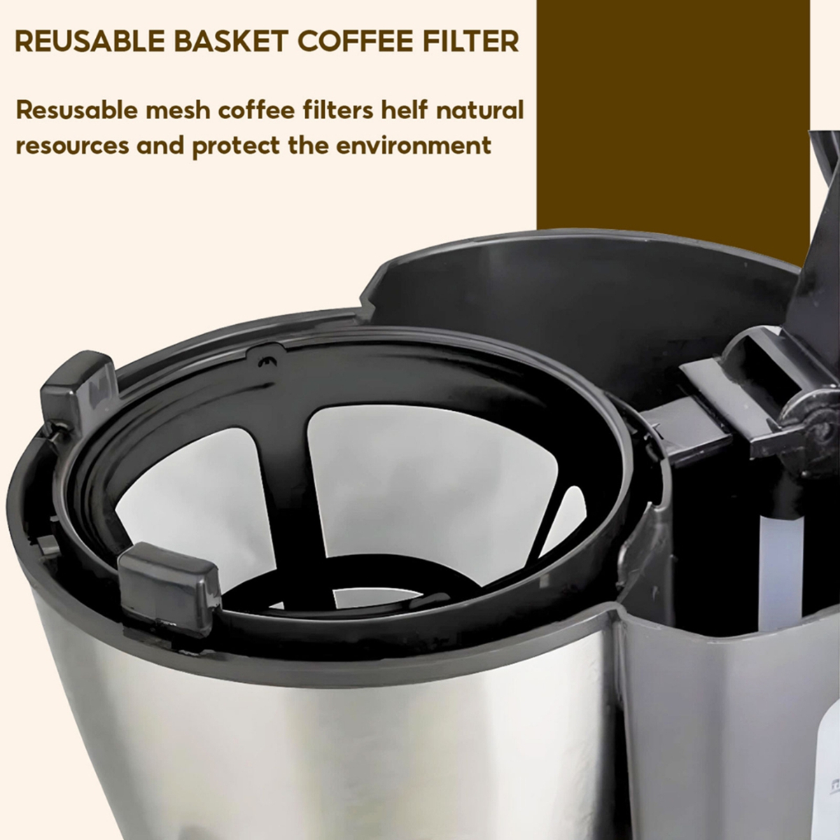 Vermax Drip Coffee Maker 7 Cups Multi-Function Coffee Machines 0.7L ...
