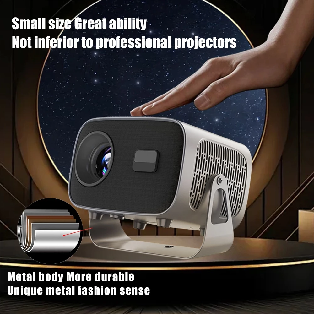 A10 Smart Projector 4K HD 15000 lumen Portable Projector Mini Projector ...