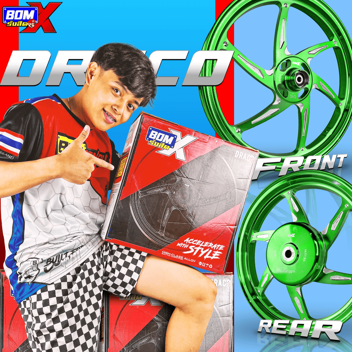 BOM RANGSIT BOMX DRACO CNC MAGS MIO SPORTY/SOULTY/MIO I 125/M3/CLICK ...