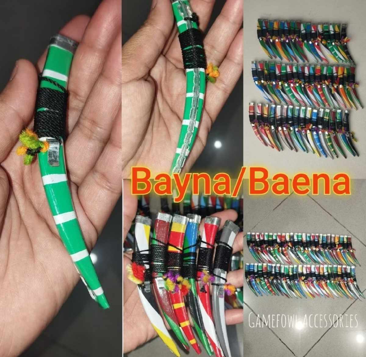 Bayna Colored for Gamefowl accessories/lagayan ng tari | Shopee Philippines