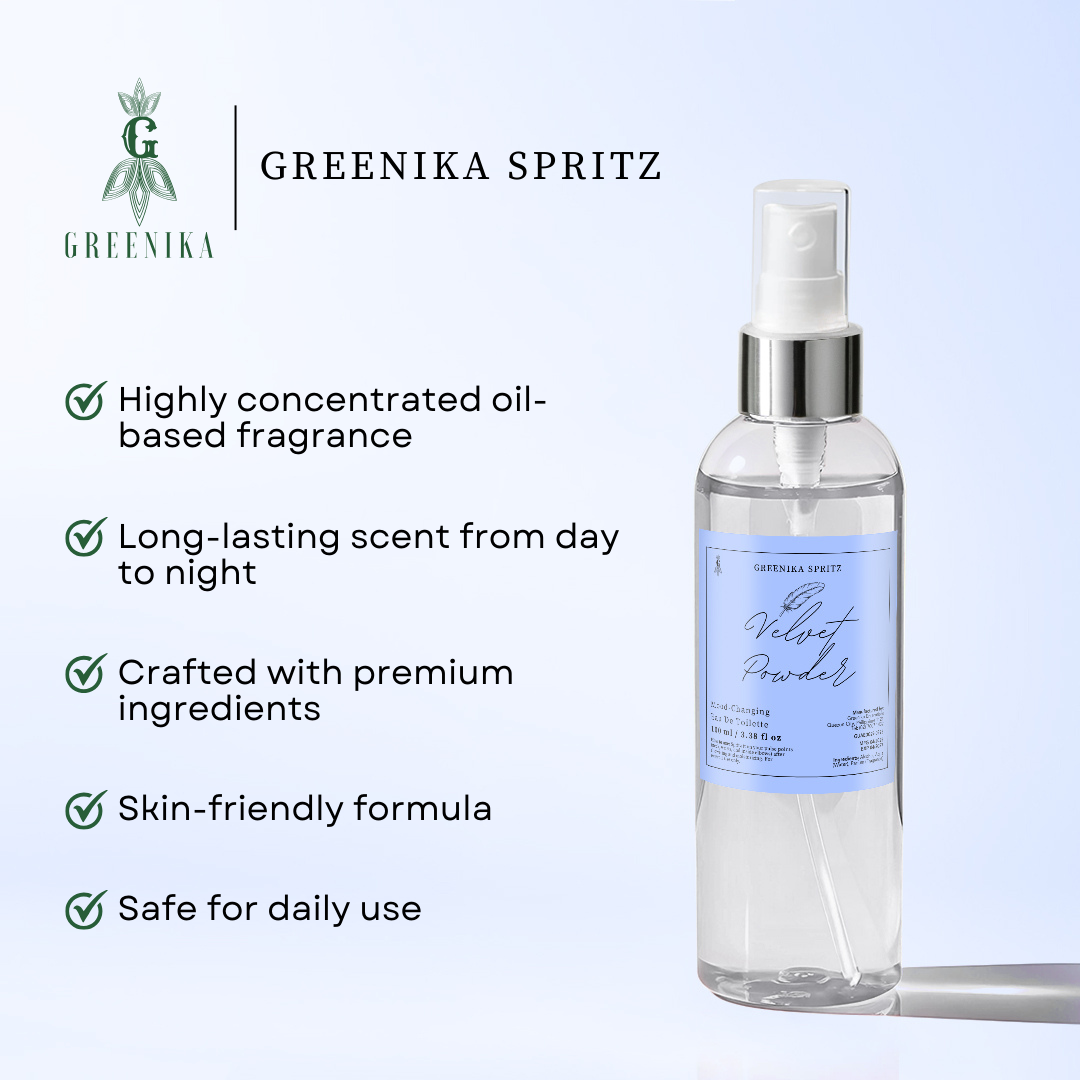 [ SPRITZ PERFUME - VELVET POWDER ] Greenika Spritz Perfume for Women ...