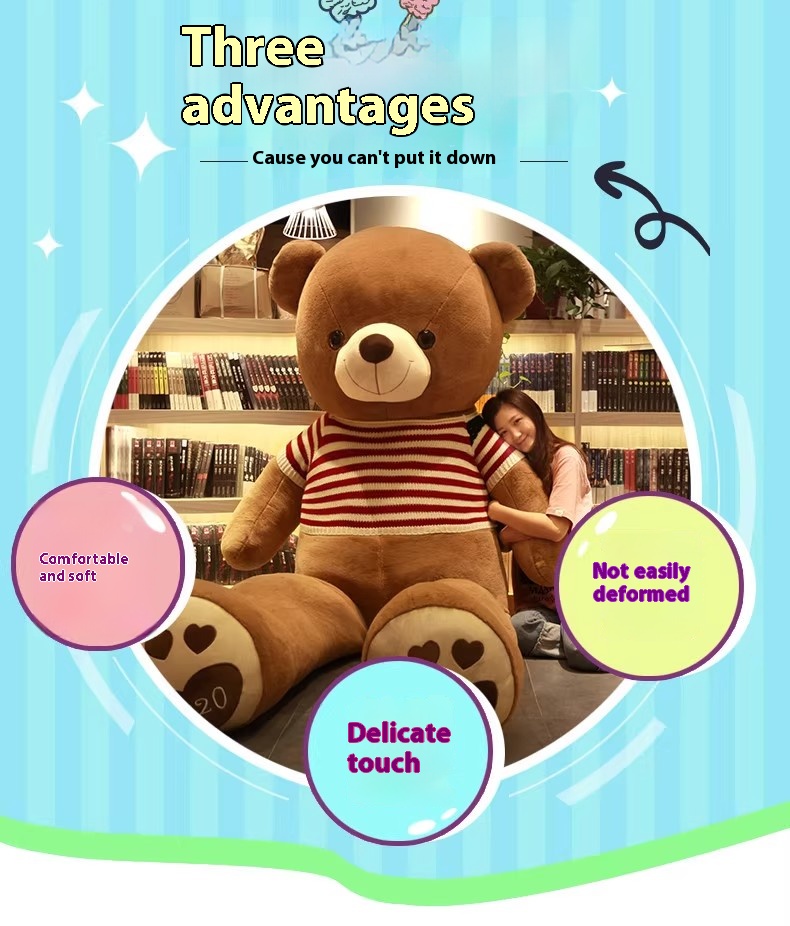 Teddy Bear Big Teddy Bear Human Size Stuffed Toy Teddy Bear Plush Low ...
