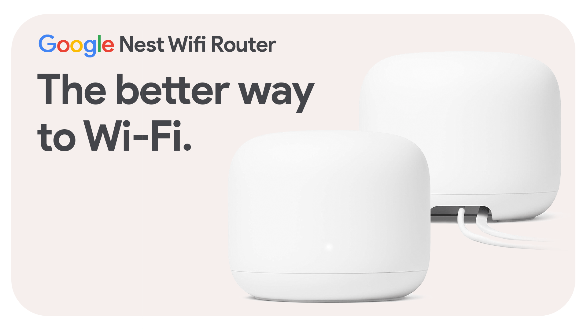 Google Nest Mesh Router AC2200 Dual-Band (Snow) | Shopee Philippines