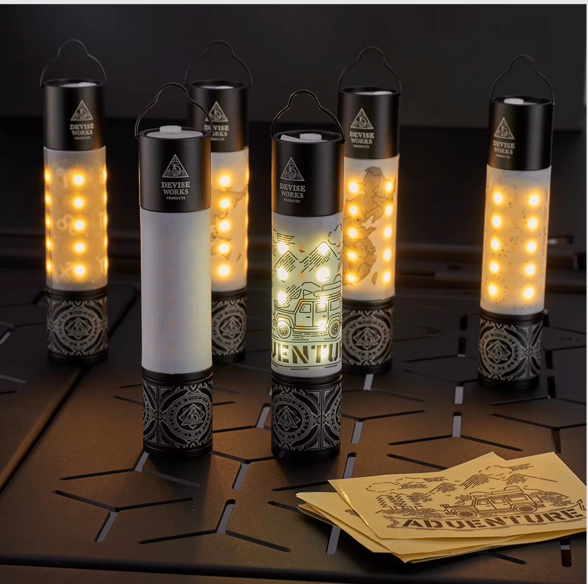 WellHike Candlelight Camping Lamp Light Lantern LED Shade Rechargeable ...