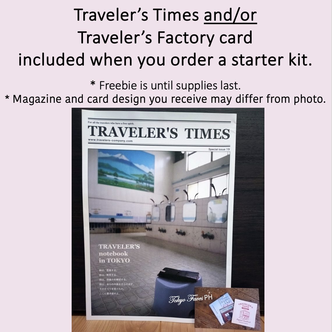 Traveler's Notebook Airport Edition Starter Kit Narita Airport ...