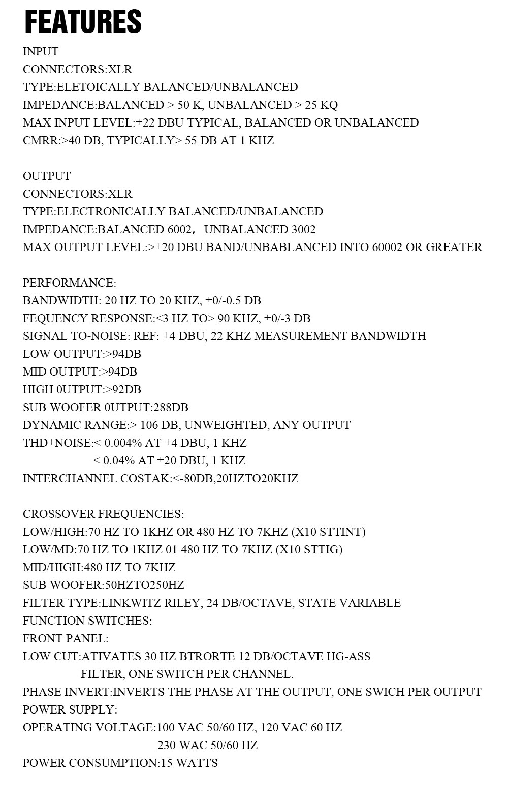 NEW BAXS 234XL/234XS Crossover speaker crossover 3 way crossover for sound system | Shopee ...