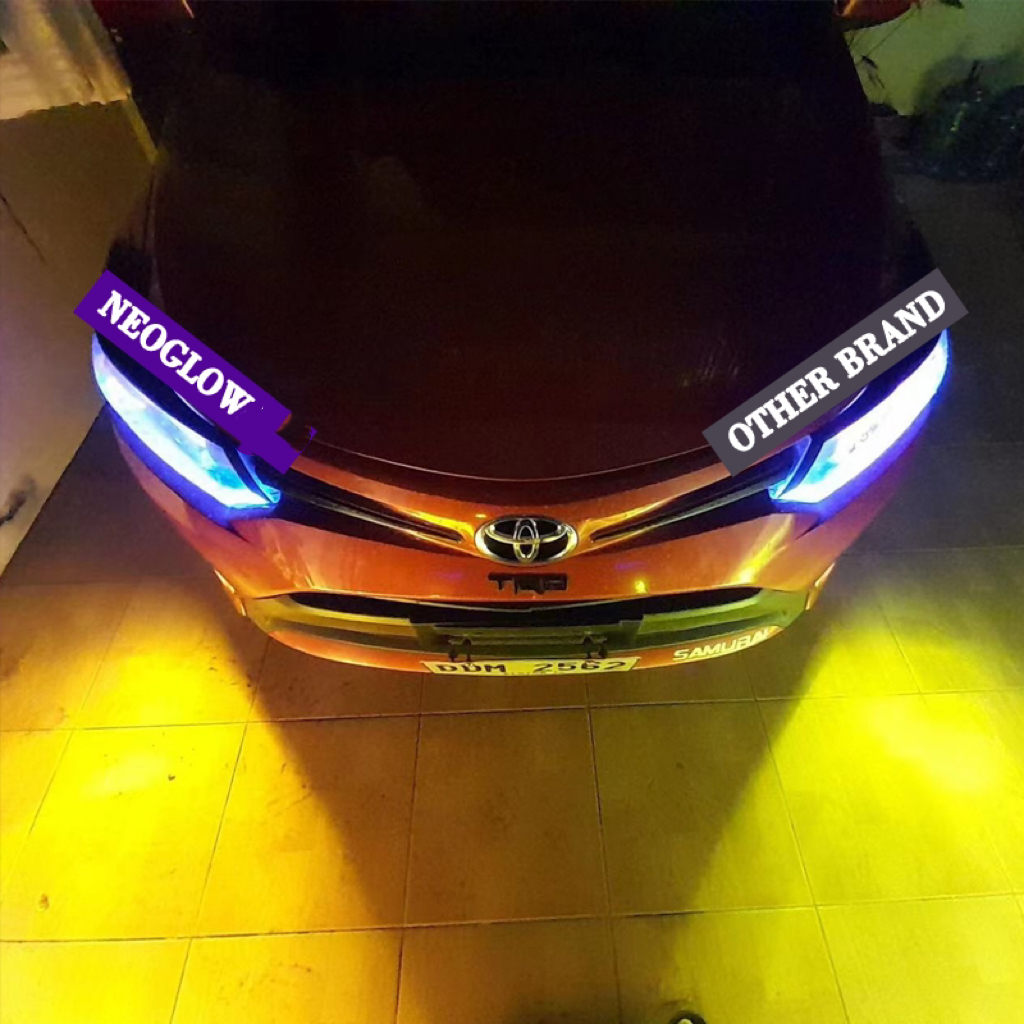 NeoGlow NOVA LED Headlight H4/H11 | 100W 15000LM 3000K Foglight | With Decoder & 1 year Warranty ...