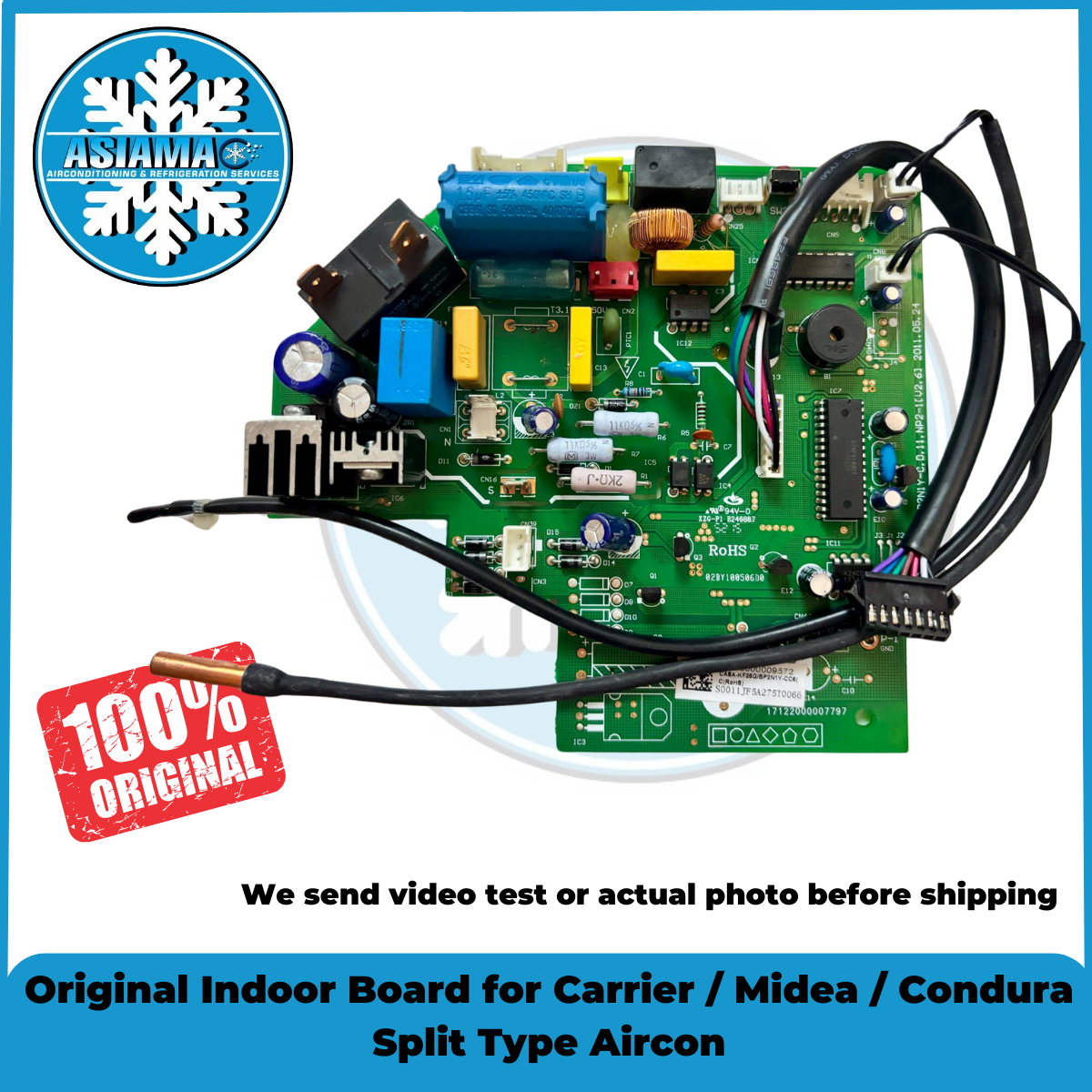 Original Indoor Board for Split Type Aircon | Shopee Philippines