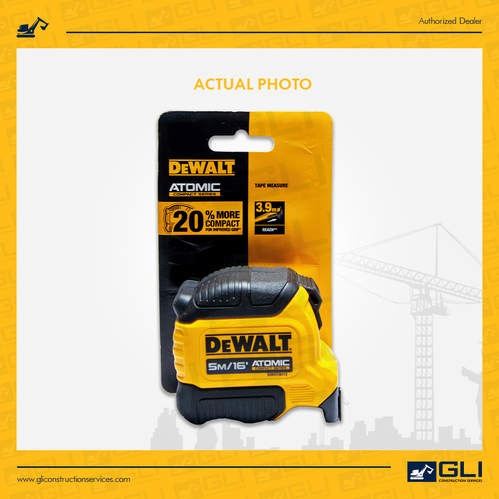 GLI - DeWalt 5m Compact Tape Measure (Atomic) DWHT38112-30 | Shopee ...