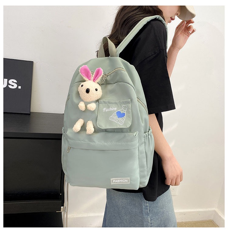 Mumu 9085 Cute Rabbit Girls Back Pack School Students College Bag For ...