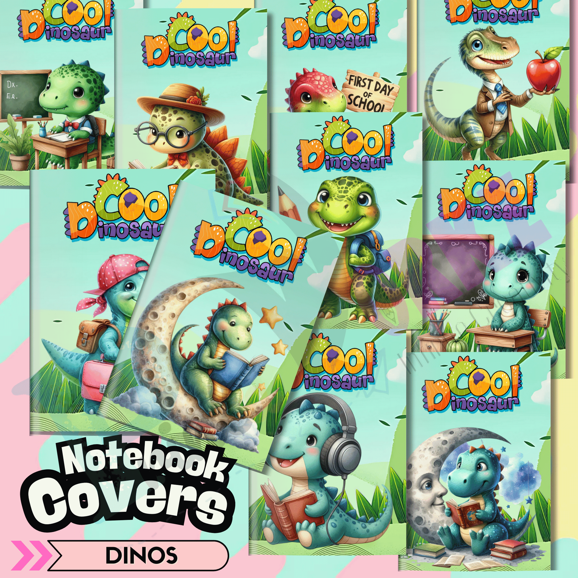 PrintaWorkz – Personalized Notebook - Composition/Writing/K12/Spiral ...