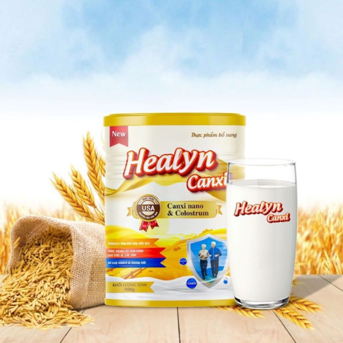 (Original) Healyn Canxi Gold Milk Colostrum Milk For Bones, Joints And ...