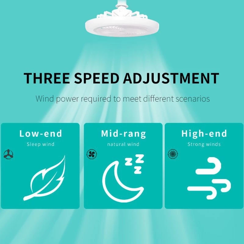 Ceiling fan with light Smart 3-in-1 ceiling fan with remote control ...