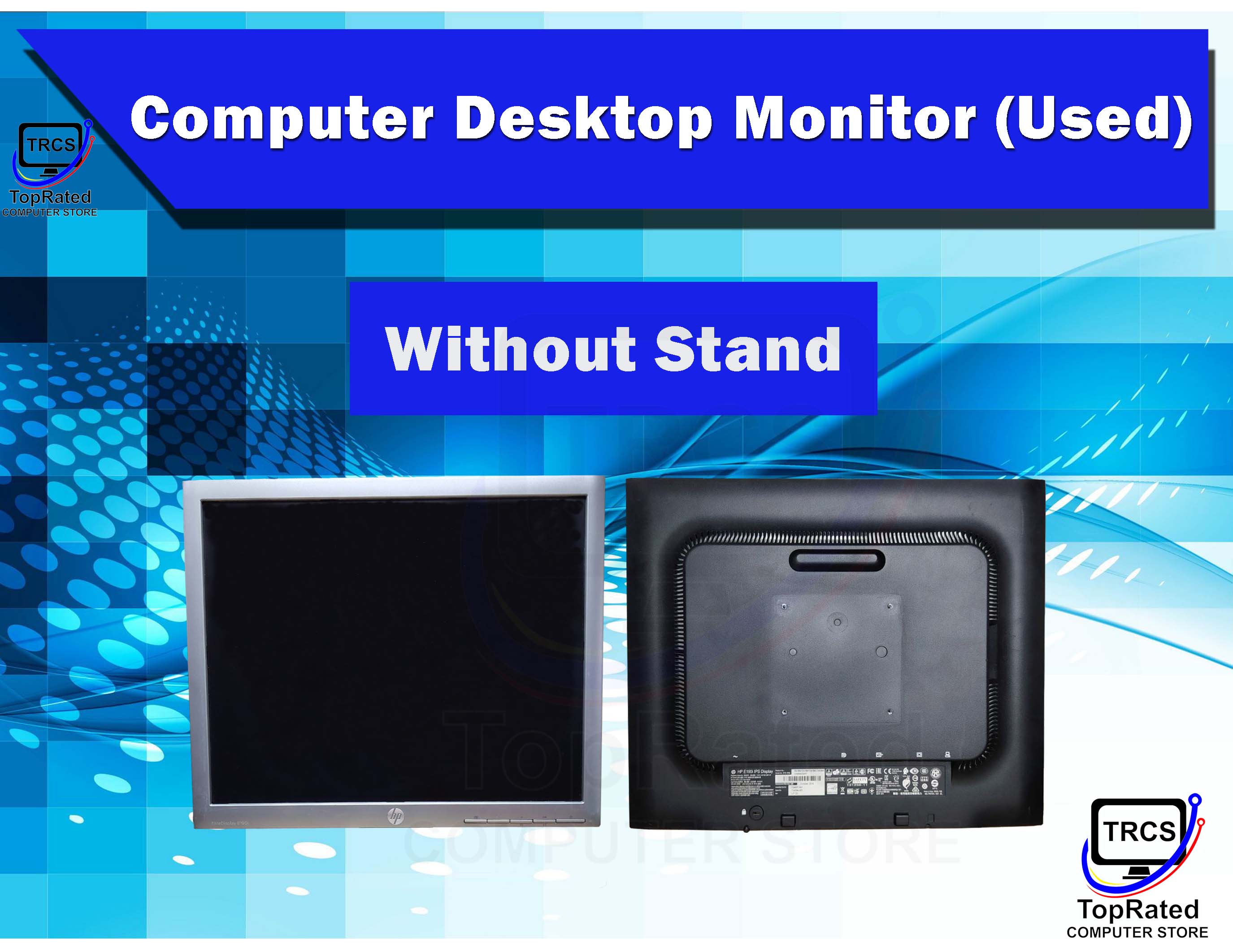 HP LED back light 19" square Monitor Desktop Monitor (Used) | Shopee ...