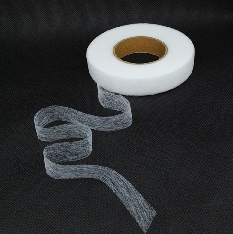 64m/Roll Double-sided Fabric Fusing Adhesive Tape / Iron-on Hemming ...