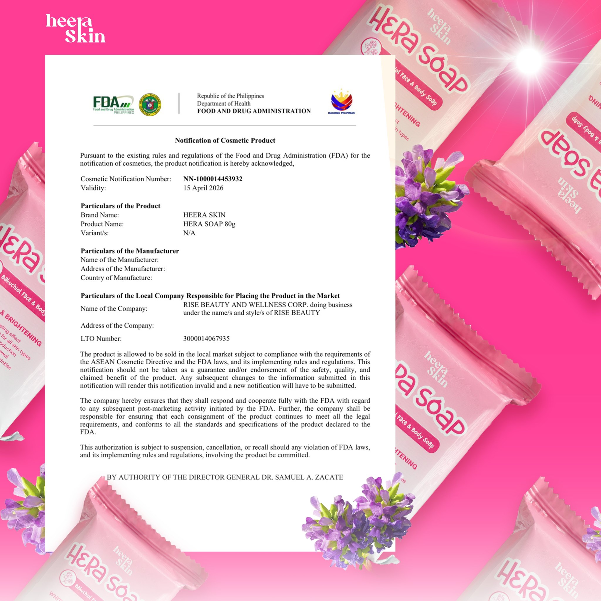 Heera Skin Hera Soap Bakuchiol, HEERA SKIN Sunflair Sunscreen SPF 50 PA [ORIGINAL] | Shopee ...