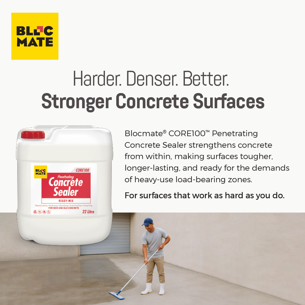 Blocmate CORE 100 Permanent Penetrating Concrete Sealer Ready-Mix (1L ...