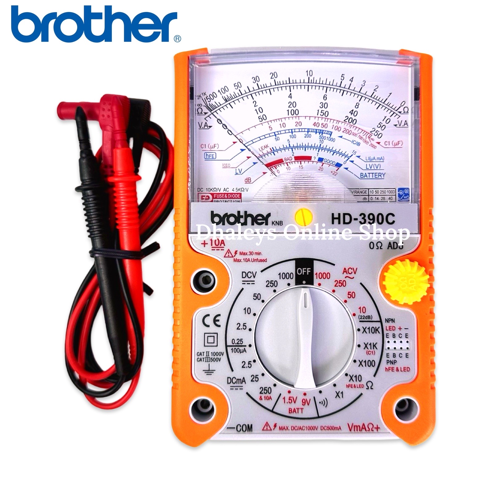 Hot sales Brother Tester HD-390C Analog Multimeter Analog tester ...