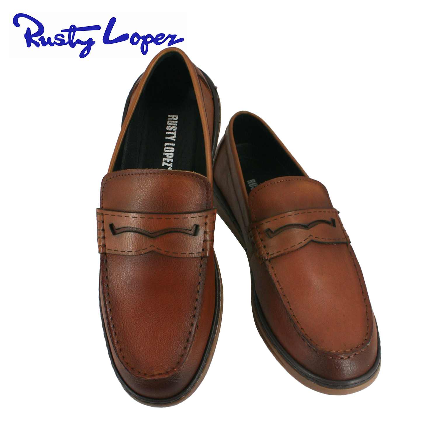 Rusty Lopez Men's Leather Loafer Shoes (Melvin) | Shopee Philippines