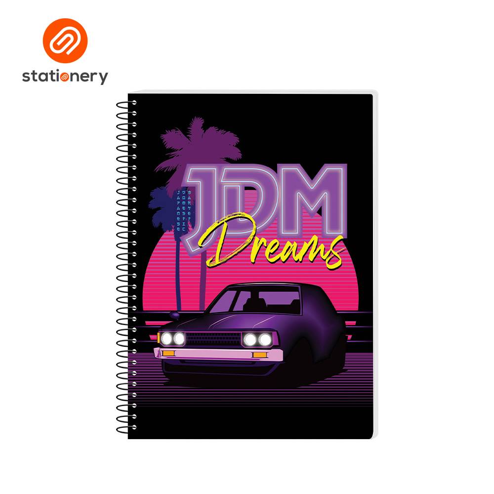 Advance Spring Leaf Spiral Notebook Black Collection Pack of 5 | Shopee ...