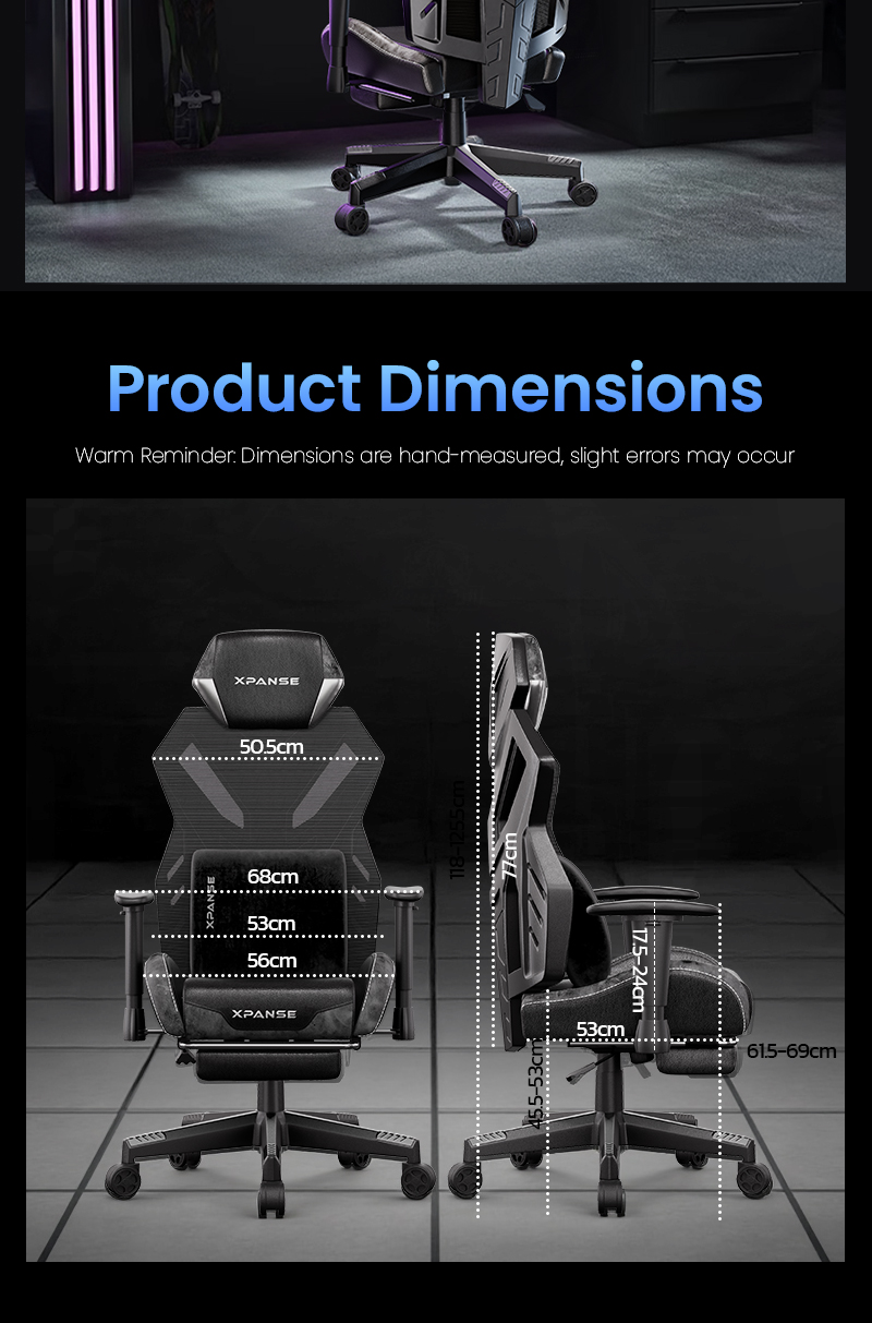 Xpanse Heavy Duty Gaming Chair Computer Chair Office Chair Reclining ...