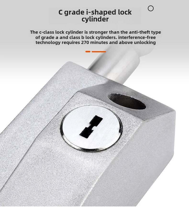 Hoba Aluminum Alloy Floor-standing Mortise Lock Glass Door Spring Bolt ...