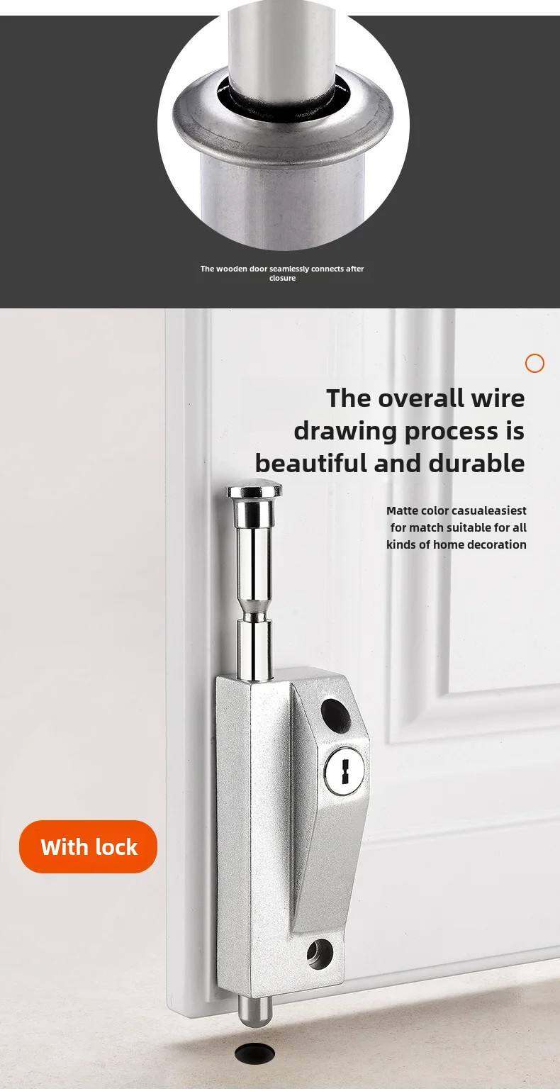 Hoba Aluminum Alloy Floor-standing Mortise Lock Glass Door Spring Bolt ...