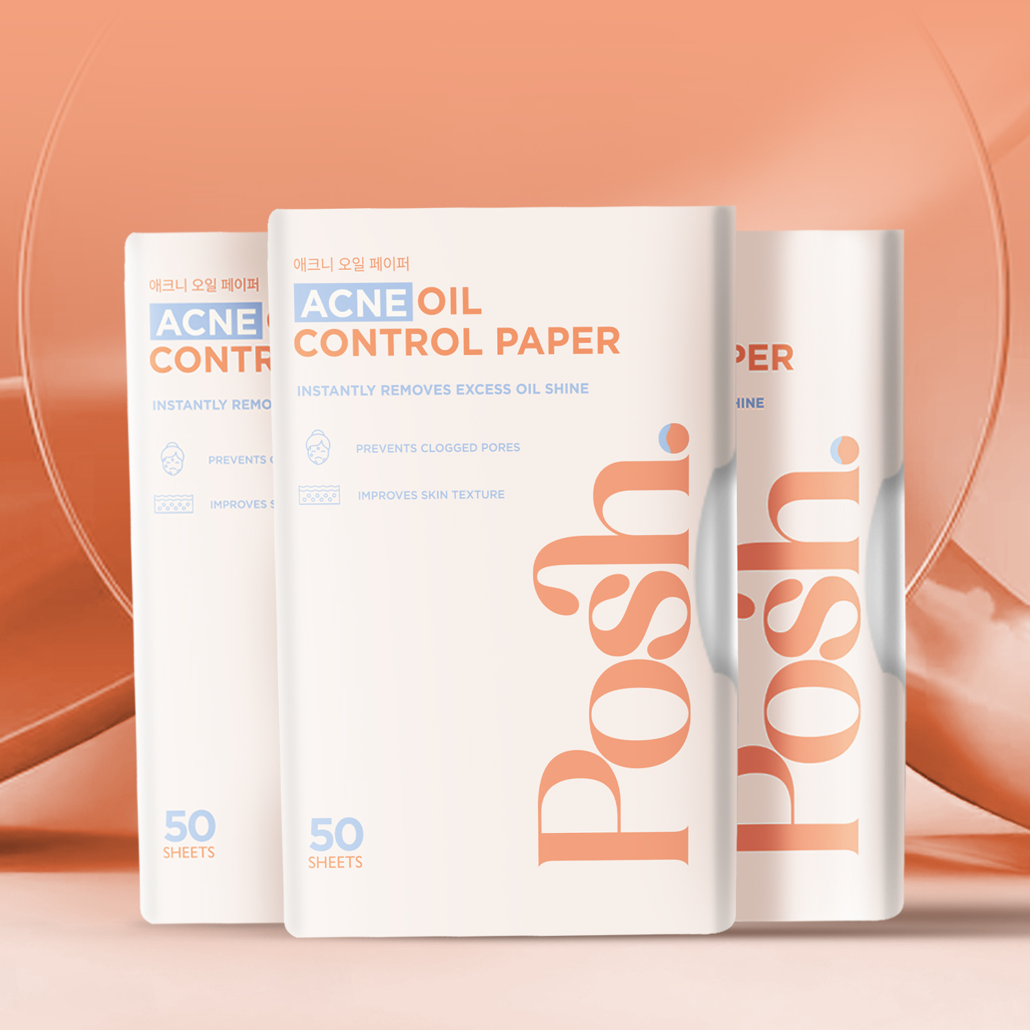 Posh Skin Blotting Paper 50 Sheets - Acne Oil Control Paper | Shopee ...