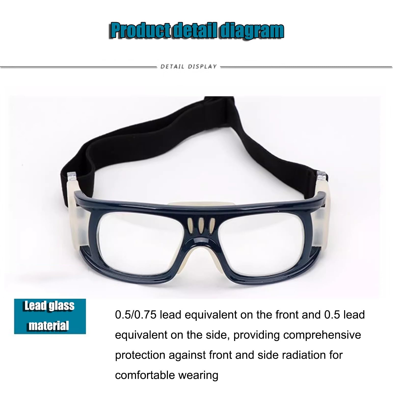 1Pcs Shockproof Protective Sports Goggles Detachable Frame Strap ...